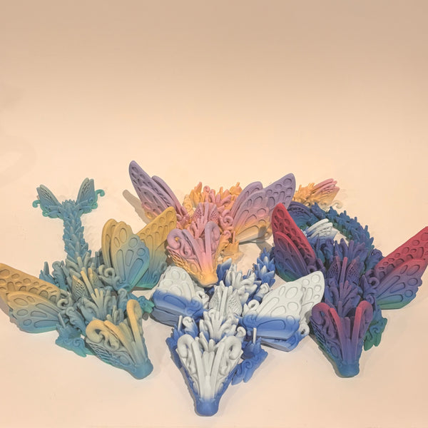 3-D Printed Baby Butterfly Dragon – handmadesaskyxe