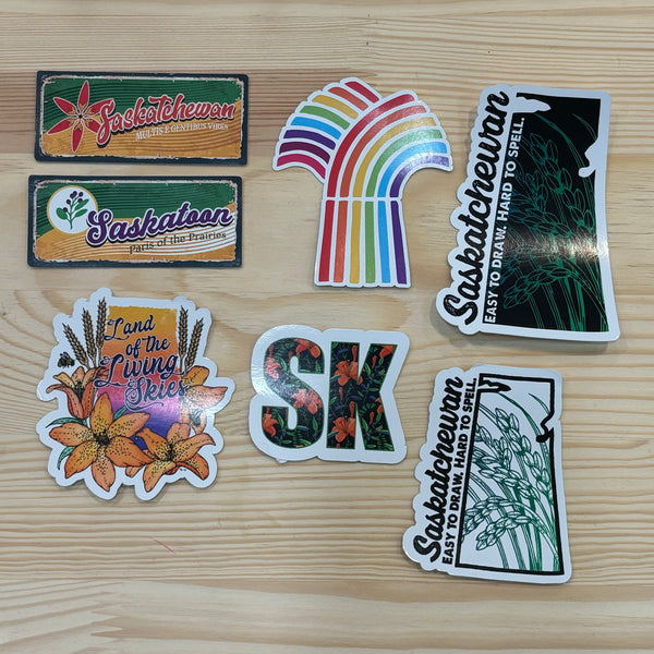 Saskatchewan Stickers – handmadesaskyxe