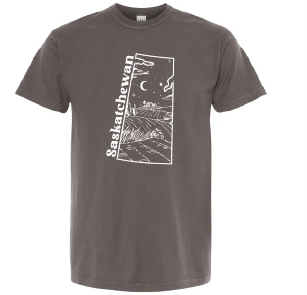 FLAT // Saskatchewan Shape / Unisex Tshirt – handmadesaskyxe