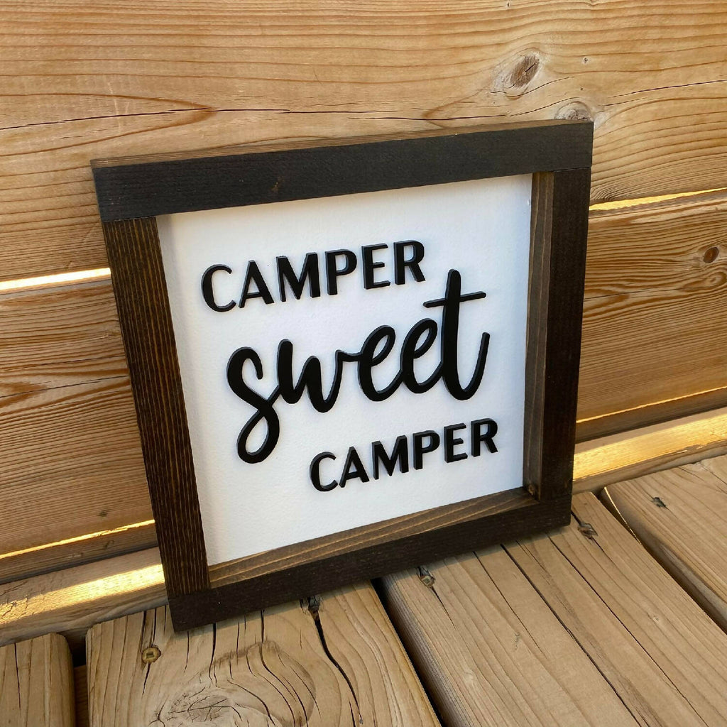 Camper Sweet Camper Sign – handmadesaskyxe